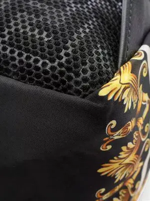 Fendi Baroque Print Ff Logo Buckle Fastening Backpack