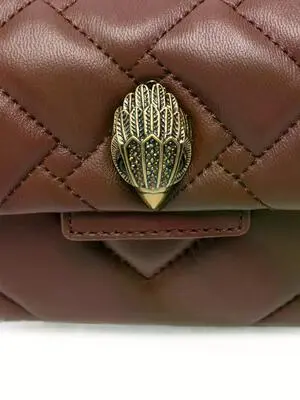 Kurt Geiger Kensington Quilted Leather Shoulder Bag - Brown