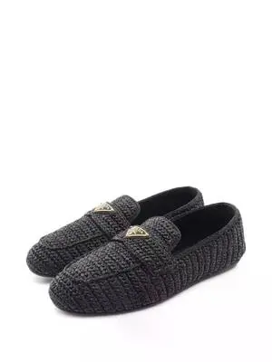 Prada 2010s Crochet Loafers