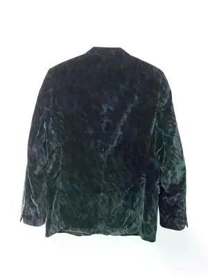 Versace Animal-print Velvet Blazer