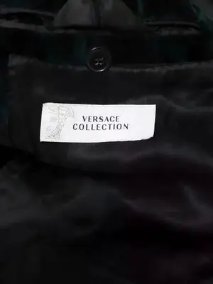 Versace Animal-print Velvet Blazer