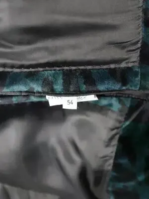 Versace Animal-print Velvet Blazer