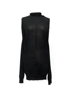Rick Owens Wool Oversized Roll Neck Sweater
