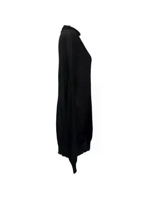 Rick Owens Wool Oversized Roll Neck Sweater