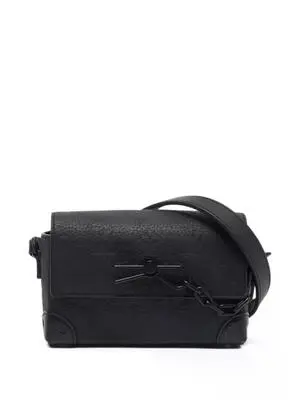 LOUIS VUITTON Steamer Monogram Taurillon Shoulder Bag - Black