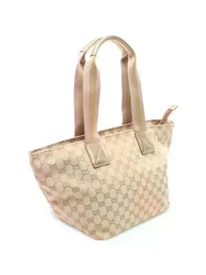 Gucci Gg Canvas Sherry Line Tote Bag - Neutrals