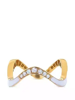 CICADA JEWELRY Diamond Wave Ring