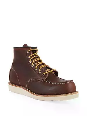 Red Wing Classic Moc Leather Ankle Boots - Brown