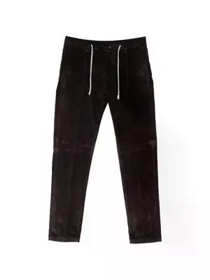 Eleventy Corduroy Drawstring Trousers - Purple