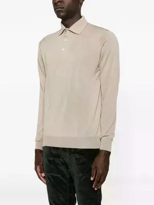 LARDINI Long-sleeve Polo Shirt