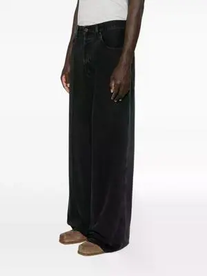 SPINA Pressed Crease Wide-leg Jeans