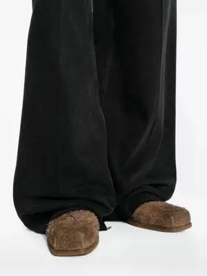SPINA Pressed Crease Wide-leg Jeans