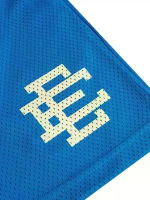 ERIC EMANUEL Ee Basic Logo-print Mesh Shorts
