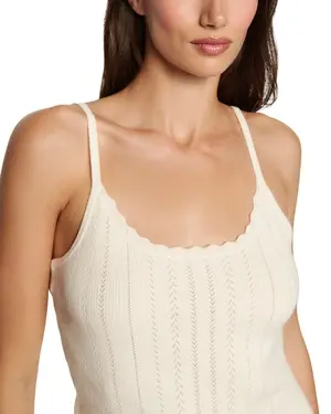 Eberjey Pointelle Sweater Cami Top
