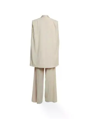 Alice + Olivia Tailored Cape And Wide-leg Trouser Set