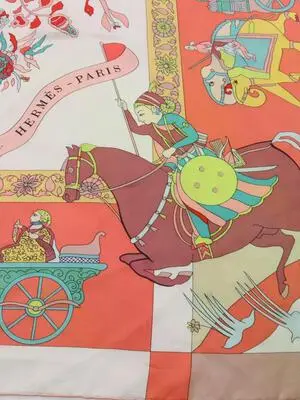 Hermès Fantaisies Indiennes Silk Scarf