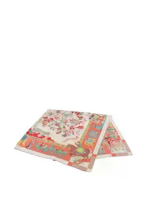 Hermès Fantaisies Indiennes Silk Scarf - Neutrals