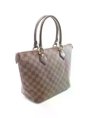 LOUIS VUITTON 2006 Saleya Pm Damier Ebene Tote Bag