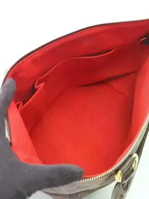 LOUIS VUITTON 2006 Saleya Pm Damier Ebene Tote Bag