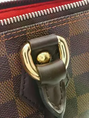 LOUIS VUITTON 2006 Saleya Pm Damier Ebene Tote Bag