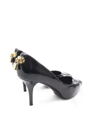 LOUIS VUITTON 2010 Aureary Line Open-toe Pumps - Black