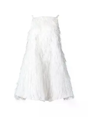 Simkhai Kalla Feather-effect Mini Dress