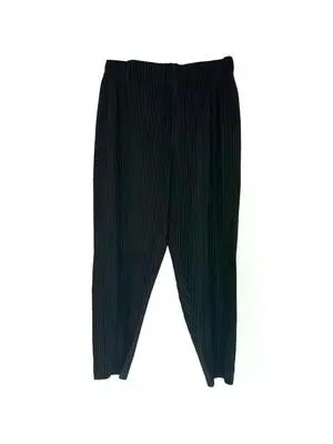 Issey Miyake Homme Plissé Pleated Tapered Trousers