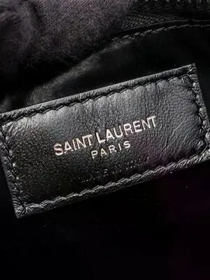 Saint Laurent Padded Logo Tote Bag - Black