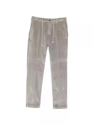 Eleventy Corduroy Drawstring Trousers - Grey