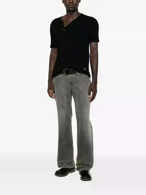 VIVIENNE WESTWOOD Orb Asymmetric-neck T-shirt