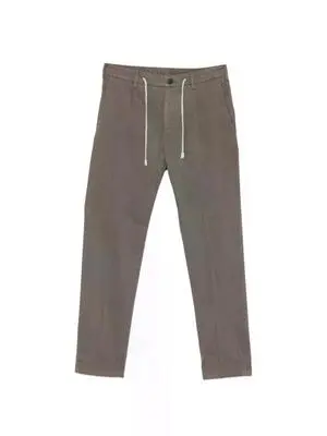 Eleventy Drawstring Pleated Trousers - Grey