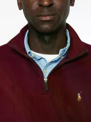 Polo Ralph Lauren Quarter-zip Embroidered-logo Sweater