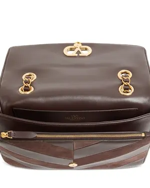 Valentino Garavani Djuna Medium Shoulder Bag - Brown