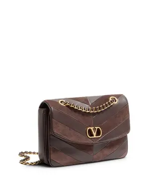 Valentino Garavani Djuna Medium Shoulder Bag - Brown