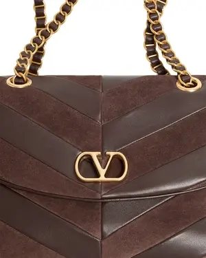 Valentino Garavani Djuna Medium Shoulder Bag - Brown