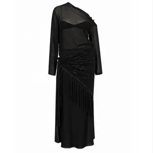 TOHEN Anouk Three Piece Scarf Set - Black