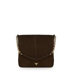 APATCHY LONDON Suede Bag - Brown