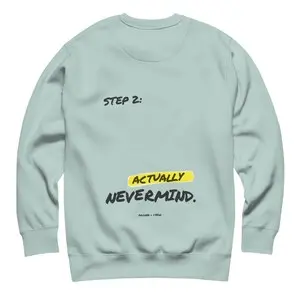 ANCHOR & CREW Organic Cotton Sweatshirt With Graphic Print - Blue
