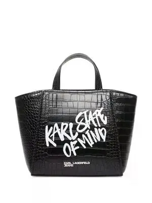 Karl Lagerfeld Croc Effect Bags For Women