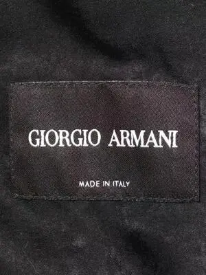 Giorgio Armani Mouton Shearling Hooded Jacket