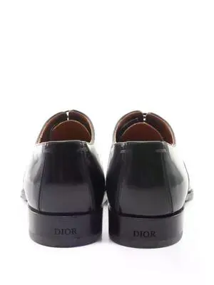 Dior Leather Cap Toe Oxford Shoes