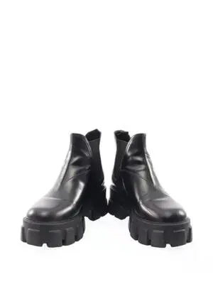 Prada 2000s Monolith Chelsea Boots