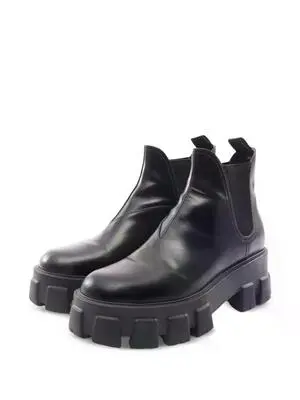 Prada 2000s Monolith Chelsea Boots