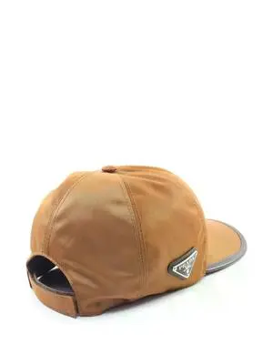 Prada Baseball Cap With Logo Plate