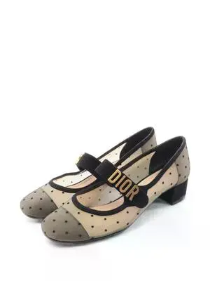 Dior Dot-pattern Mary Jane Pumps