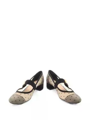 Dior Dot-pattern Mary Jane Pumps