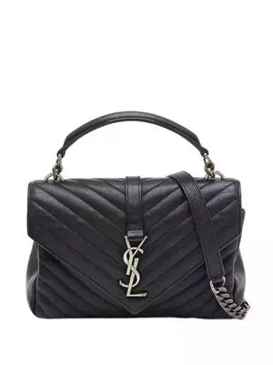 Saint Laurent Medium College Matelassé Shoulder Bag