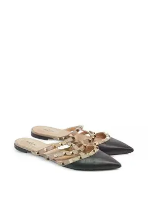 Valentino Garavani Rockstud Pointed-toe Mules