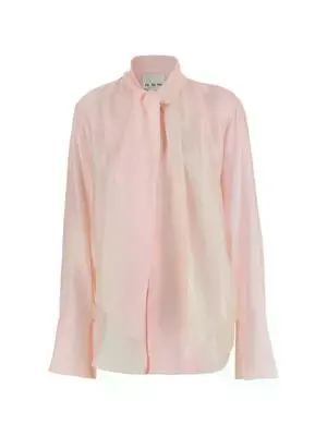 SA SU PHI Silk Pussy-bow Shirt