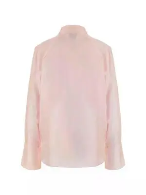 SA SU PHI Silk Pussy-bow Shirt